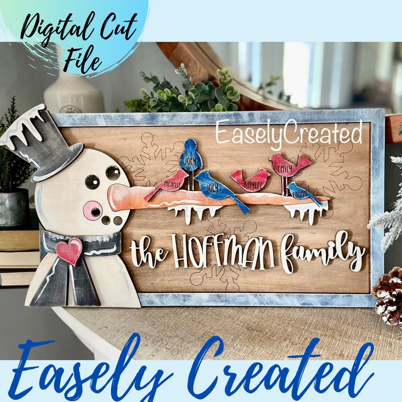 Snowman Sign - Etsy
