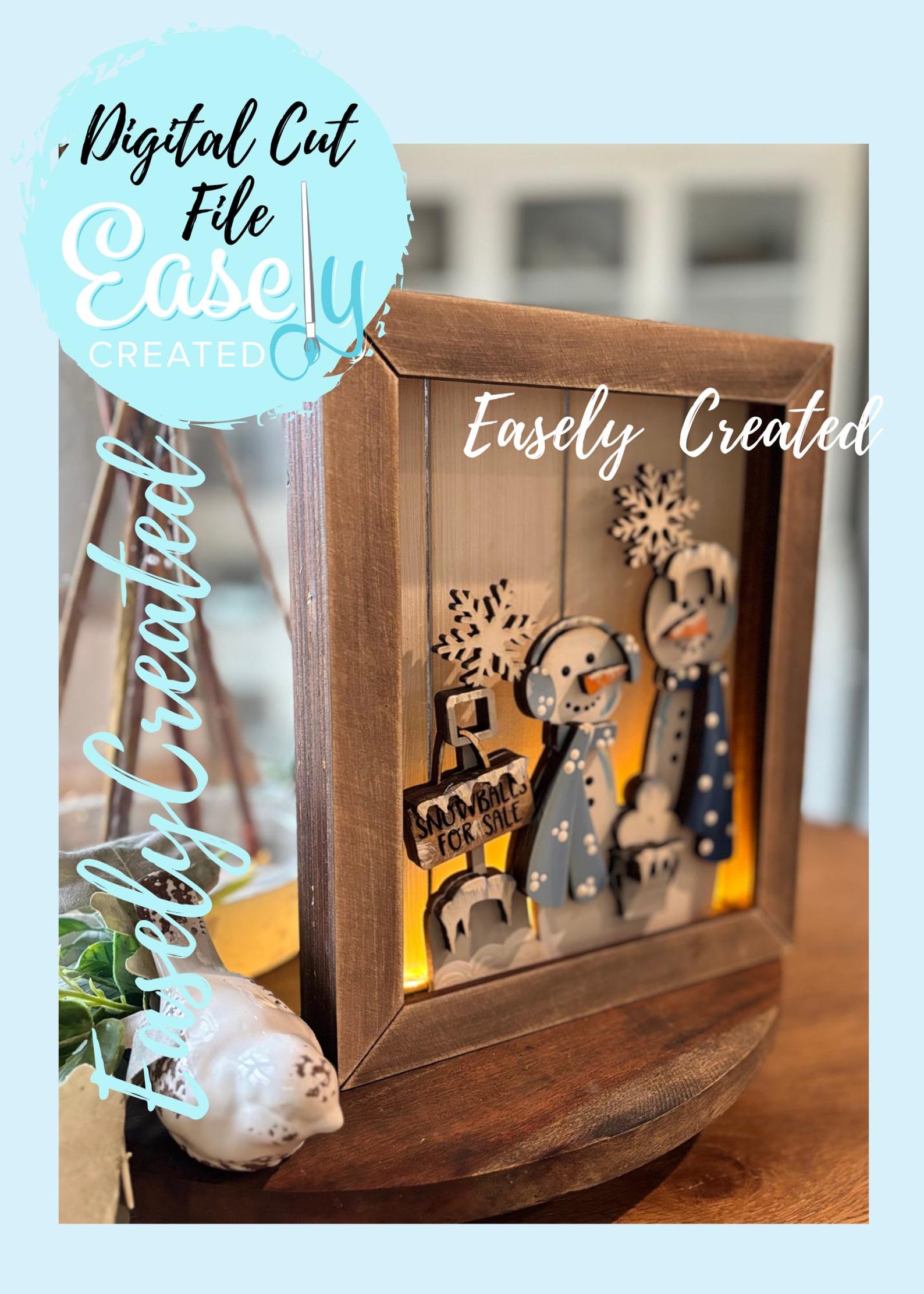 Shadow Box© Display Sign Insert for "snowman Snowballs for Sale ...