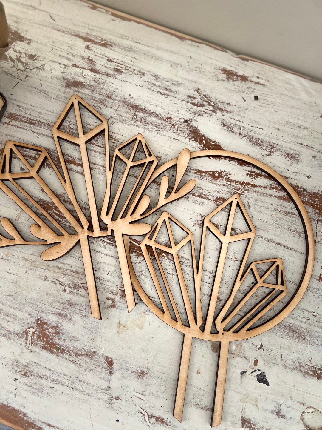 Plant Trellis SVG File Wreath Plant Trellis Glowforge Laser Ready File ...