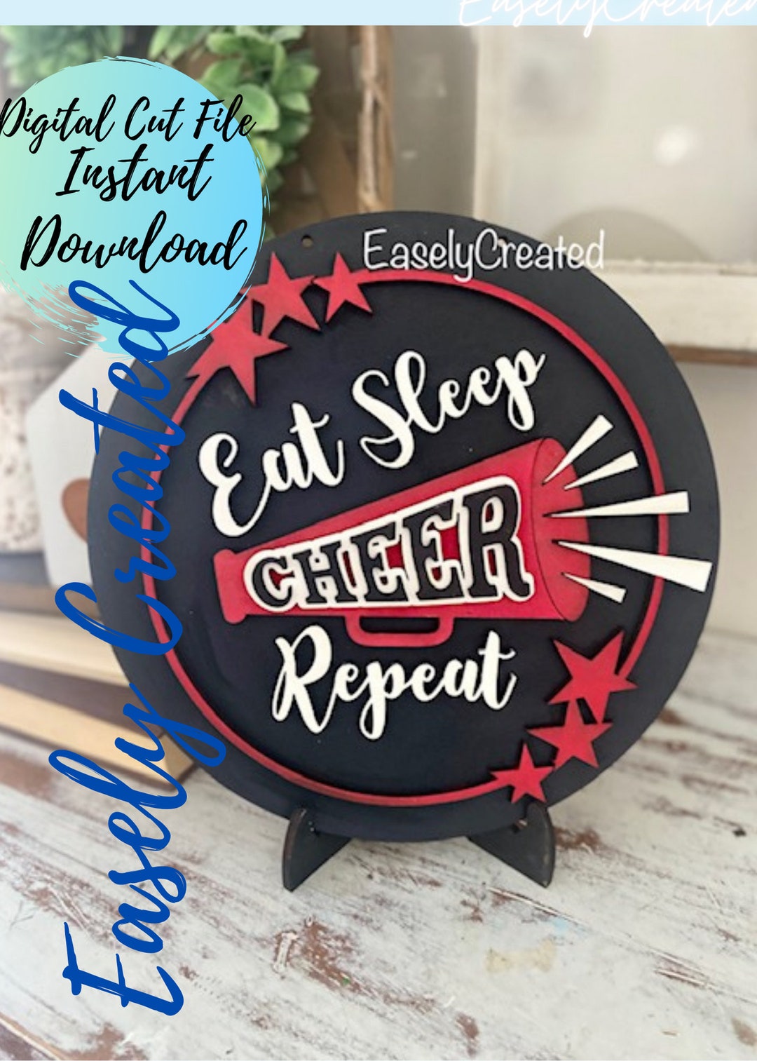 Kids DIY Kit SVG Digital File -kids DIY Project - Kids Cheerleader Sign ...