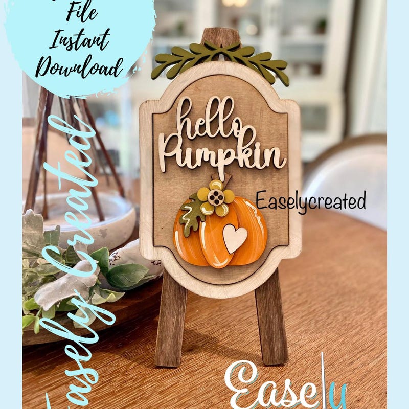 Hello Pumpkin Sign - Etsy