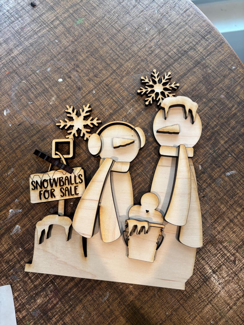 Shadow Box© Display Sign Insert for "snowman Snowballs for Sale ...