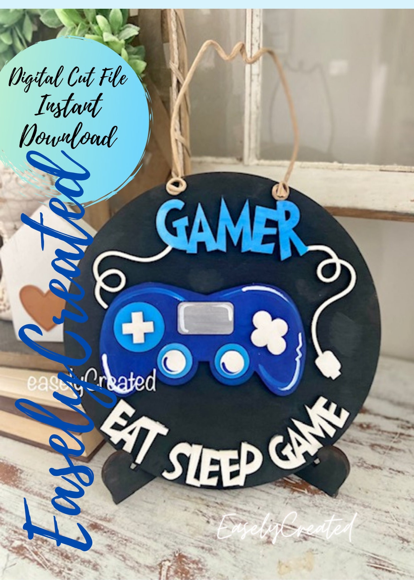 Kids DIY Kit SVG Digital File -kids DIY Project - Kids Video Game Sign ...