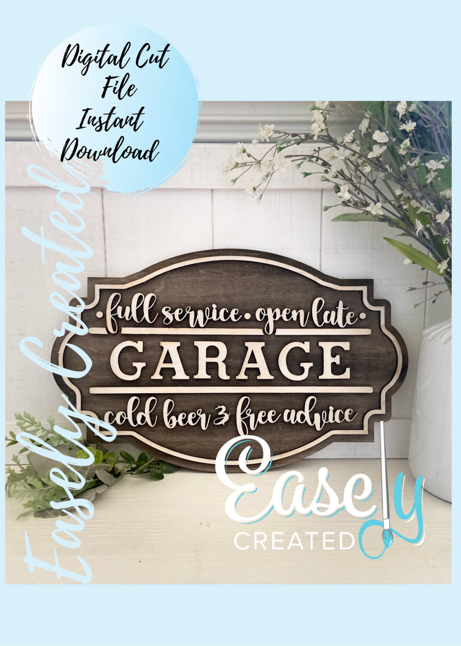 Garage Man Cave Door Sign Open Late Free Advice Sign Digital - Etsy