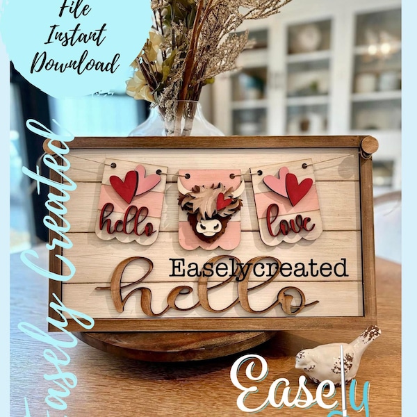 Hello Love Sign - Etsy