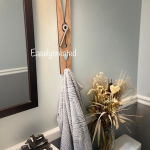 Clothespin Laundry Room Display Shelf Digital File - Rustic Farmhousec ...