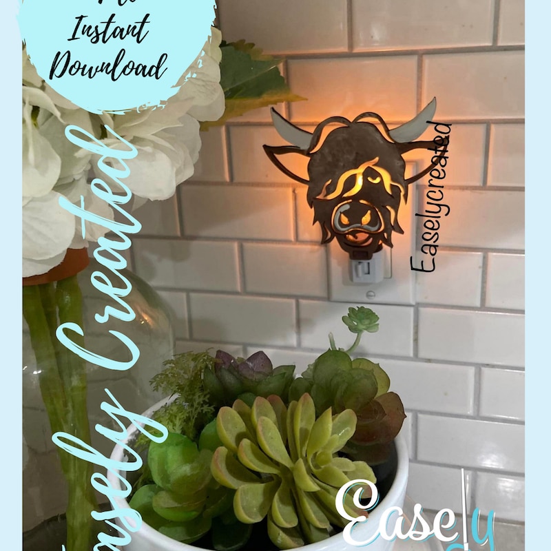 Cow Night Light - Etsy