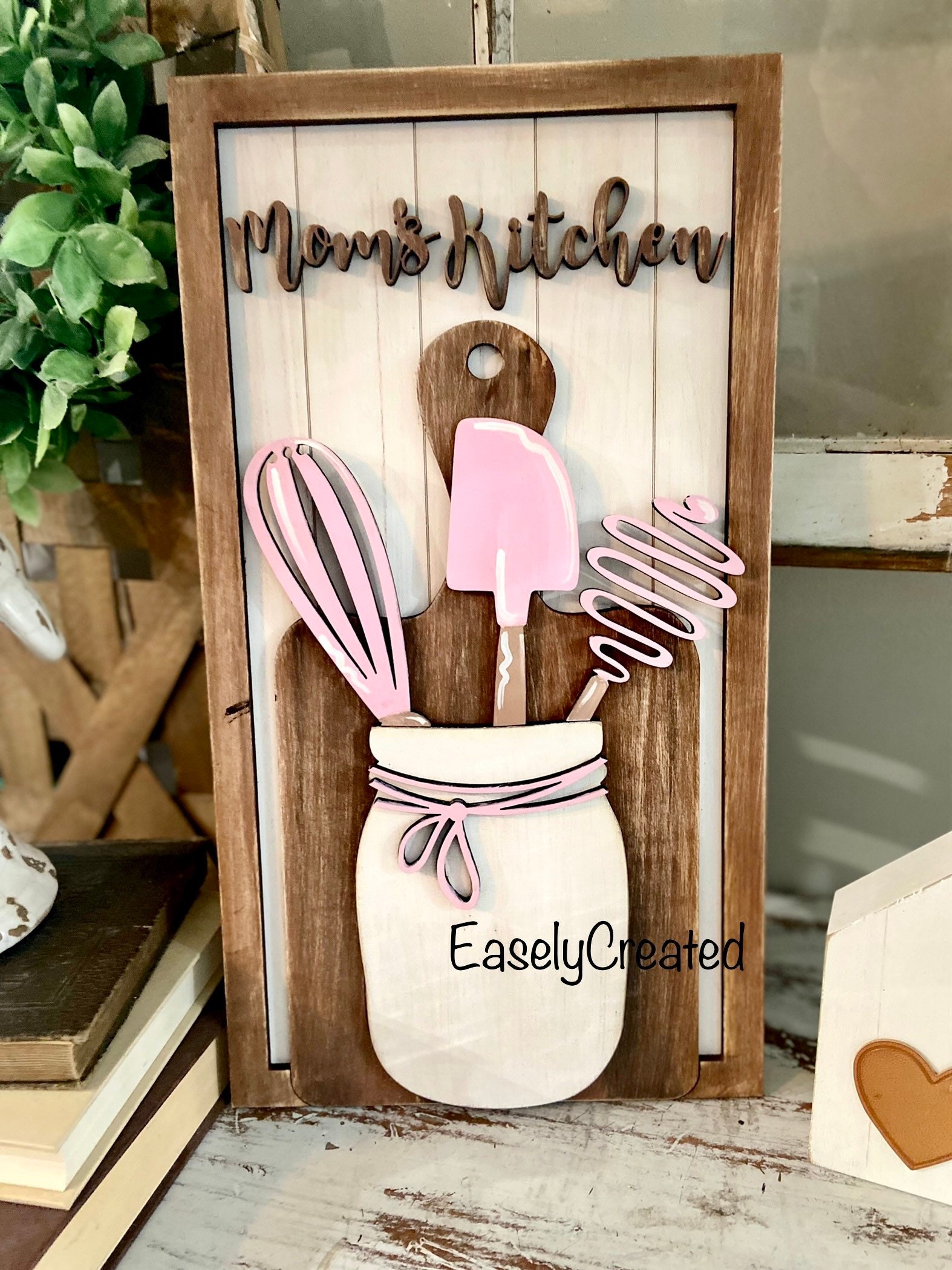 Moms Kitchen Sign Digital File - Grandmas Kitchen Sign - Nanny Sign ...