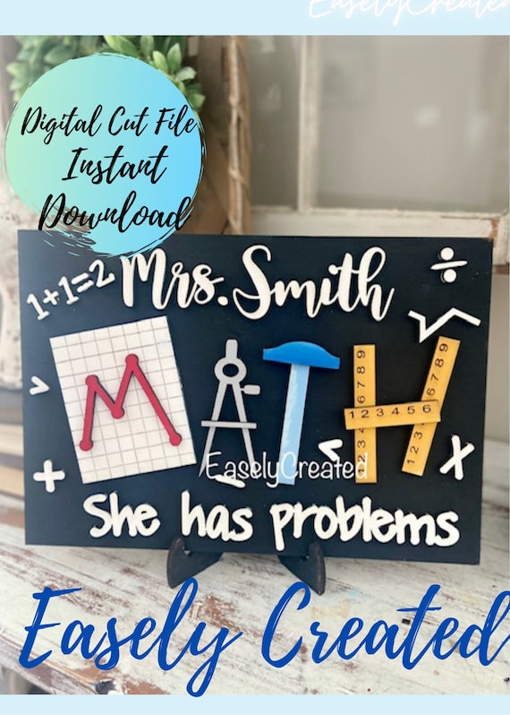 Welcome to Our Classroom Math Teacher Sign Sign SVG Algebra - Etsy