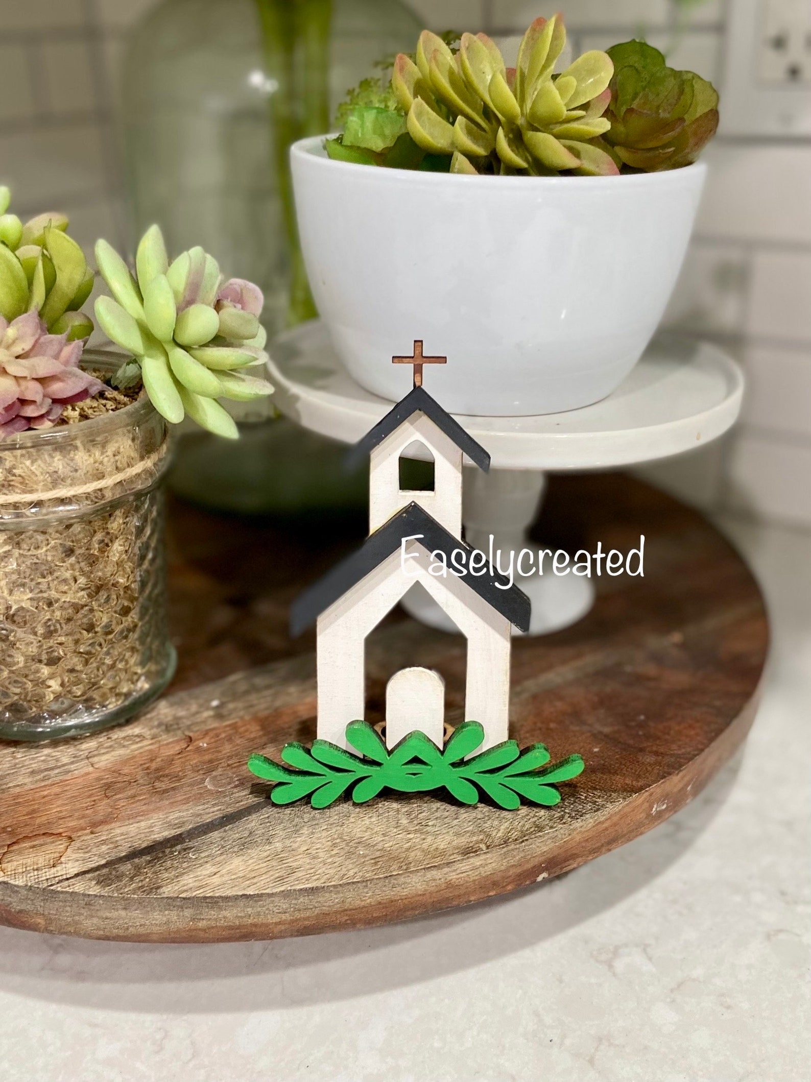 Easter Church Night Light Attachment SVG Holiday Glowforge SVG Nite ...
