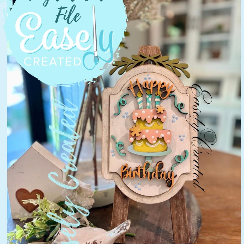 Happy Birthday Door Sign - Etsy