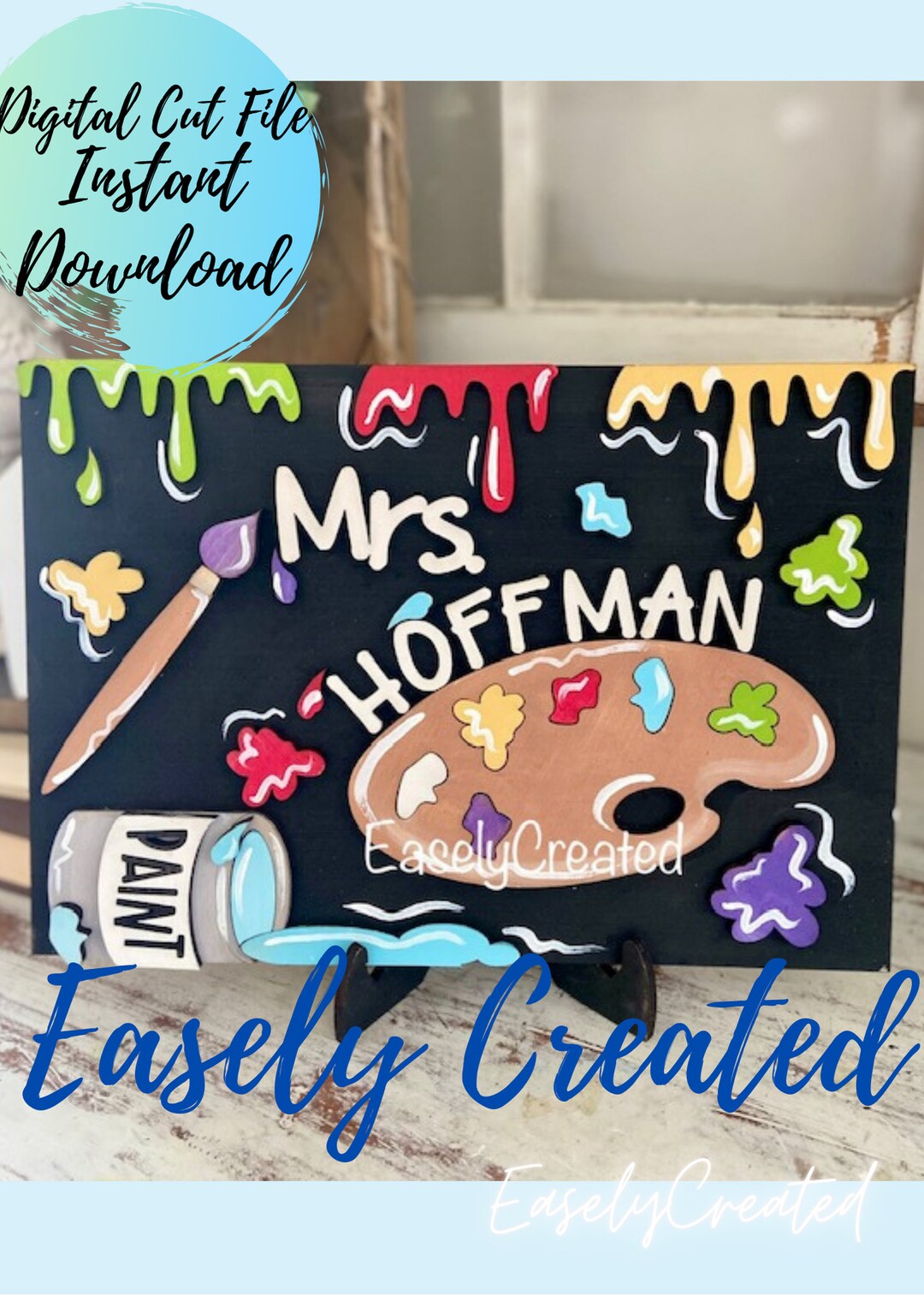 Welcome to Our Classroom Art Teacher Sign Sign SVG Paint Art Teacher ...