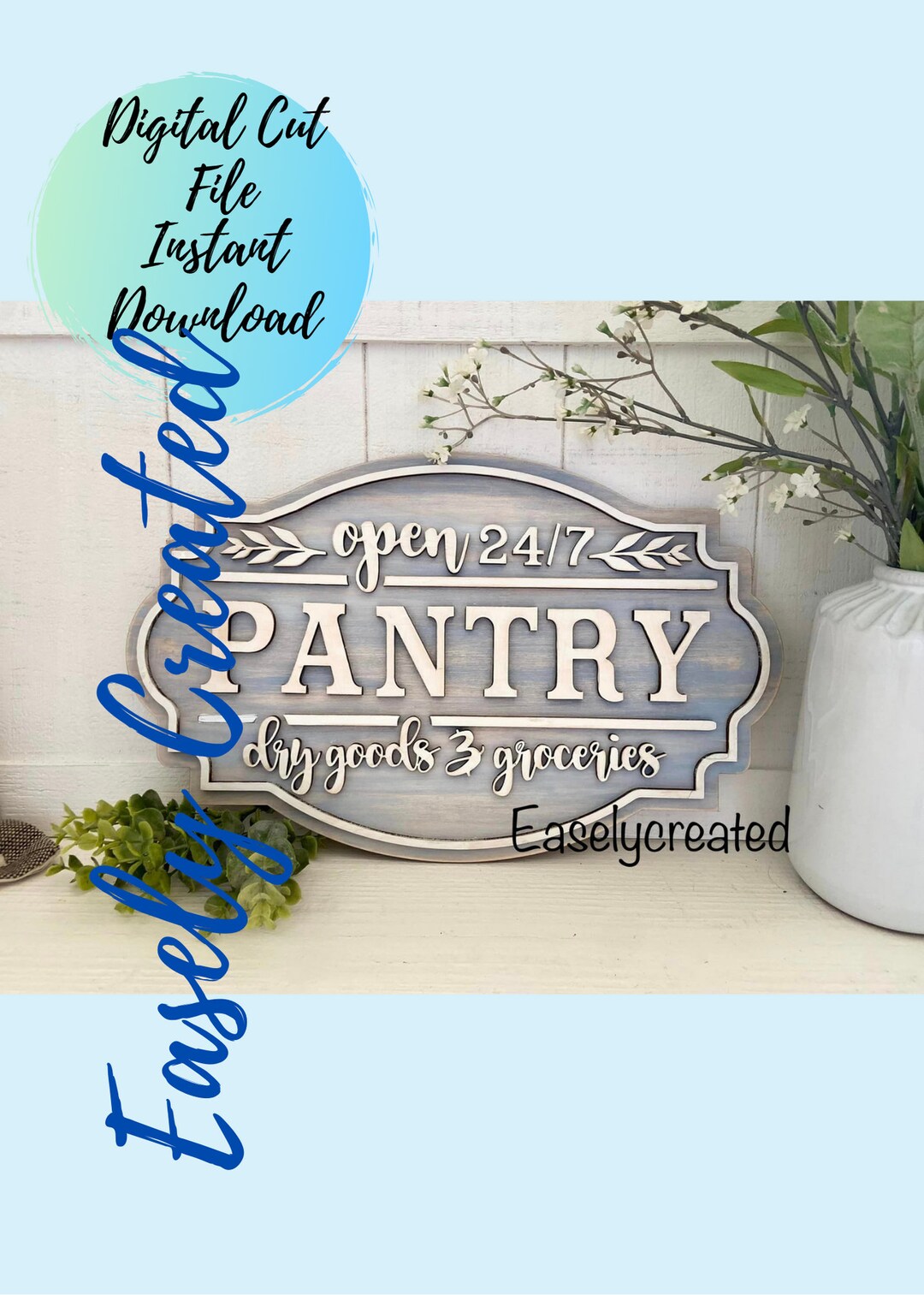 Pantry Kitchen Self Service Serve Open 24 Hours Dry Goods and Grocery ...