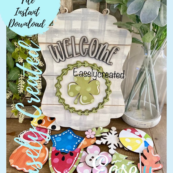 Interchangeable Holiday Signs - Etsy