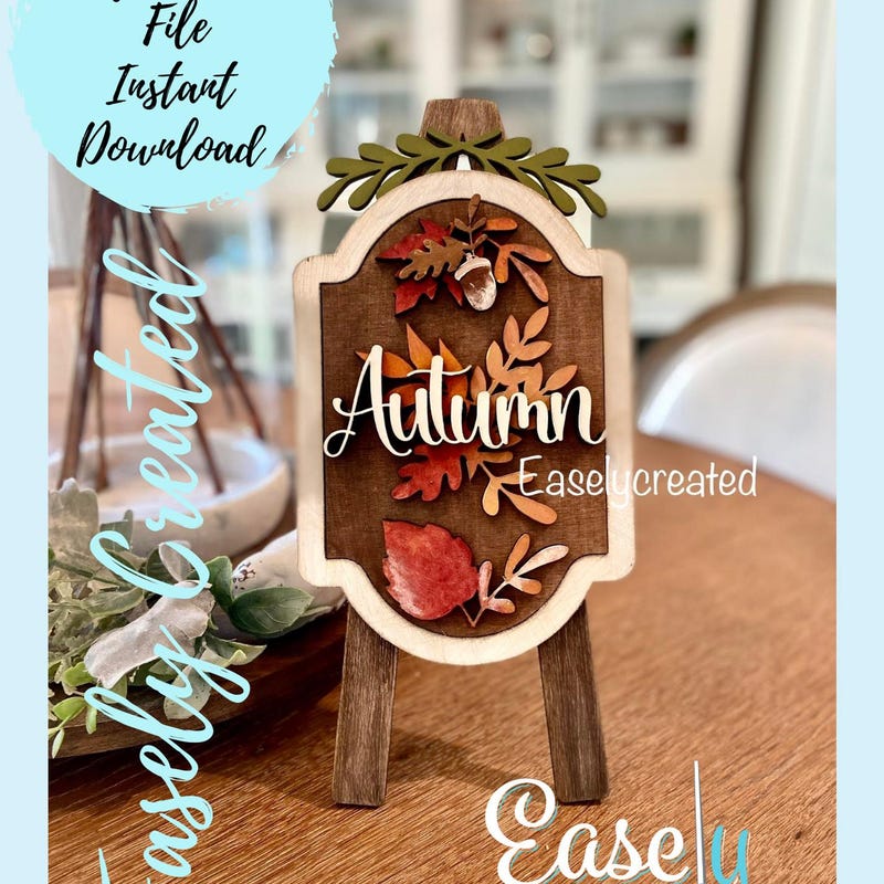 Fall Leaf Sign - Etsy