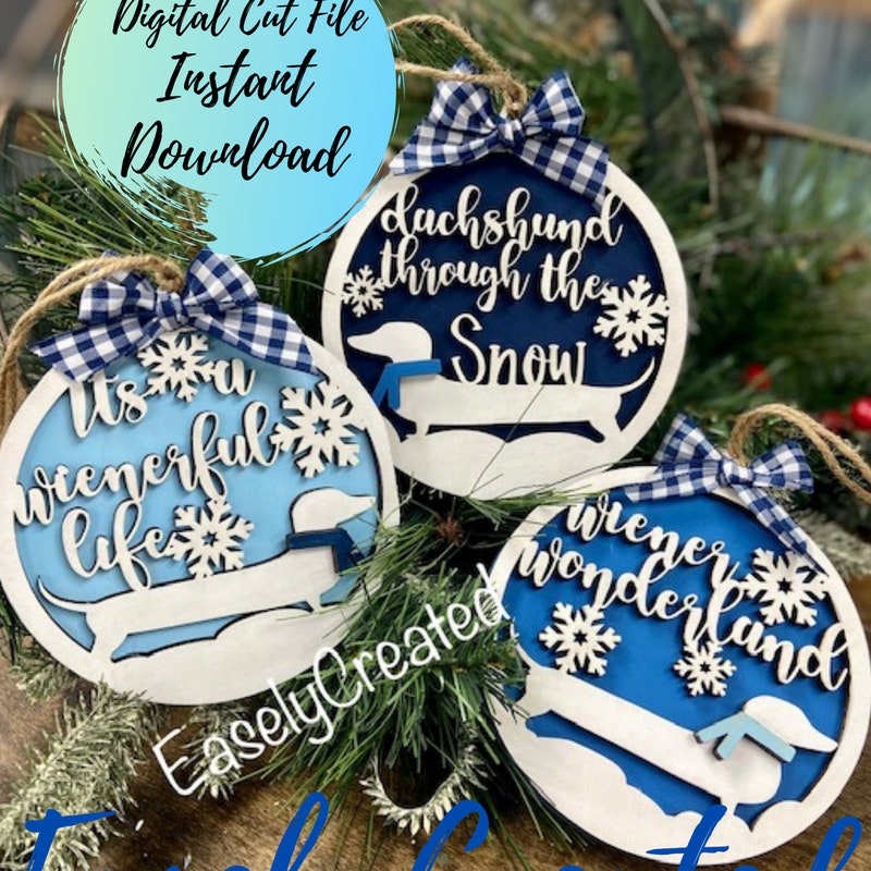 Dachshund Through the Snow - Etsy