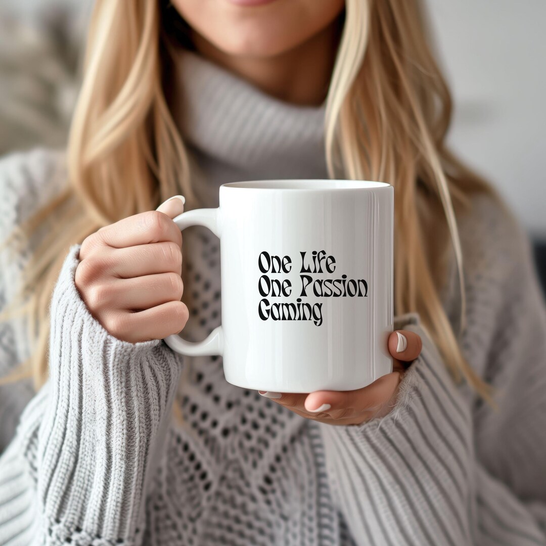 Gamer Coffee Mug, Gaming Lover Gift, Funny Gamer Mug, Inspiring Gamer ...