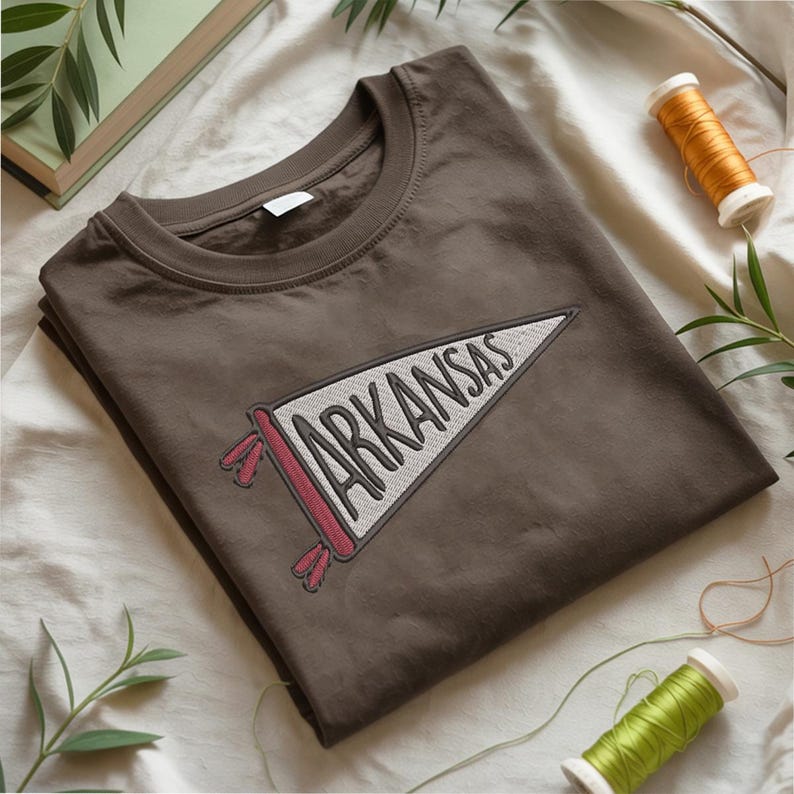 Custom Vintage Miami Embroidered Sweatshirt | Cream College Pennant ...