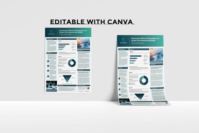 Scientific Case Study Poster Template , Editable Canva Design | Instant ...
