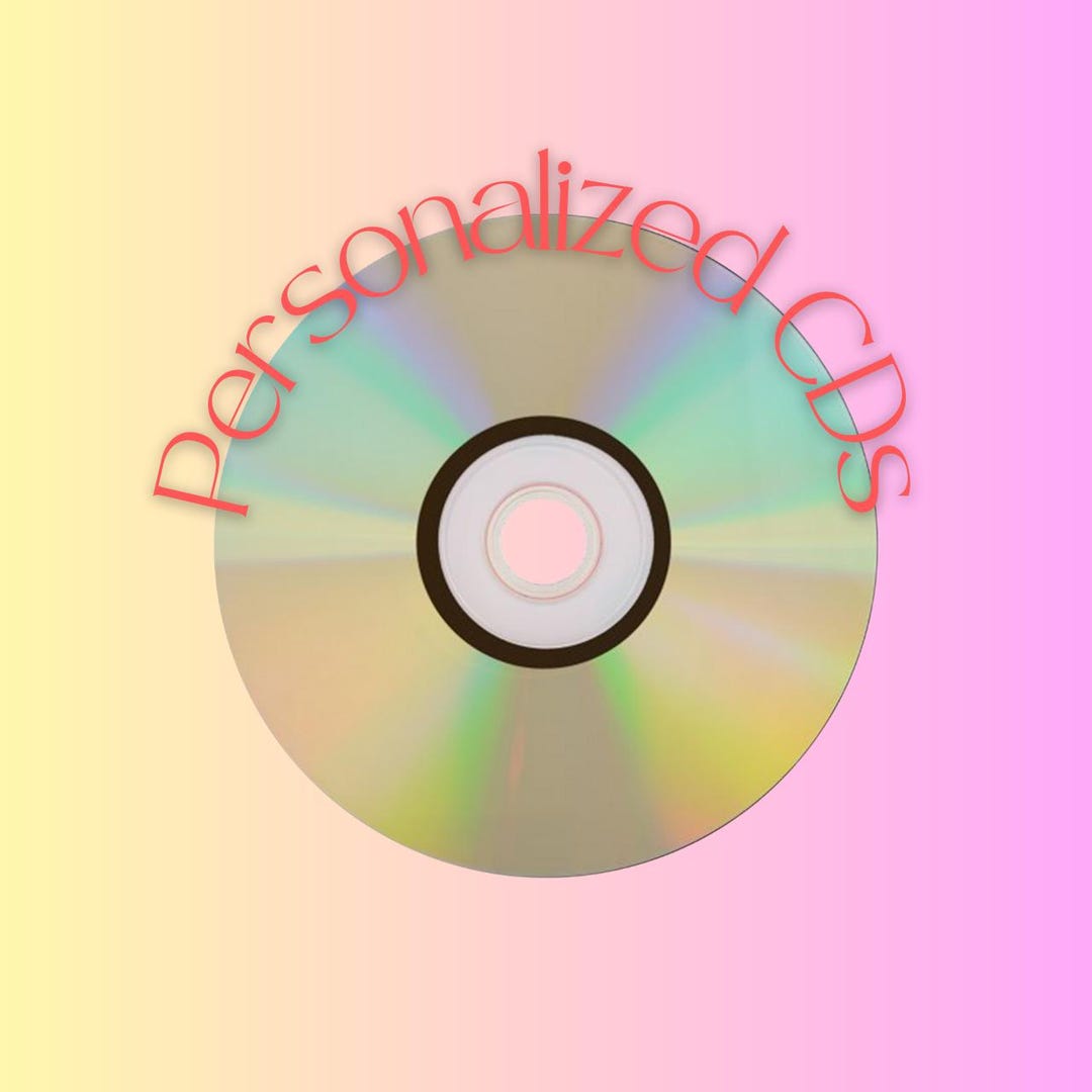 Custom Personalized Cd's - Etsy
