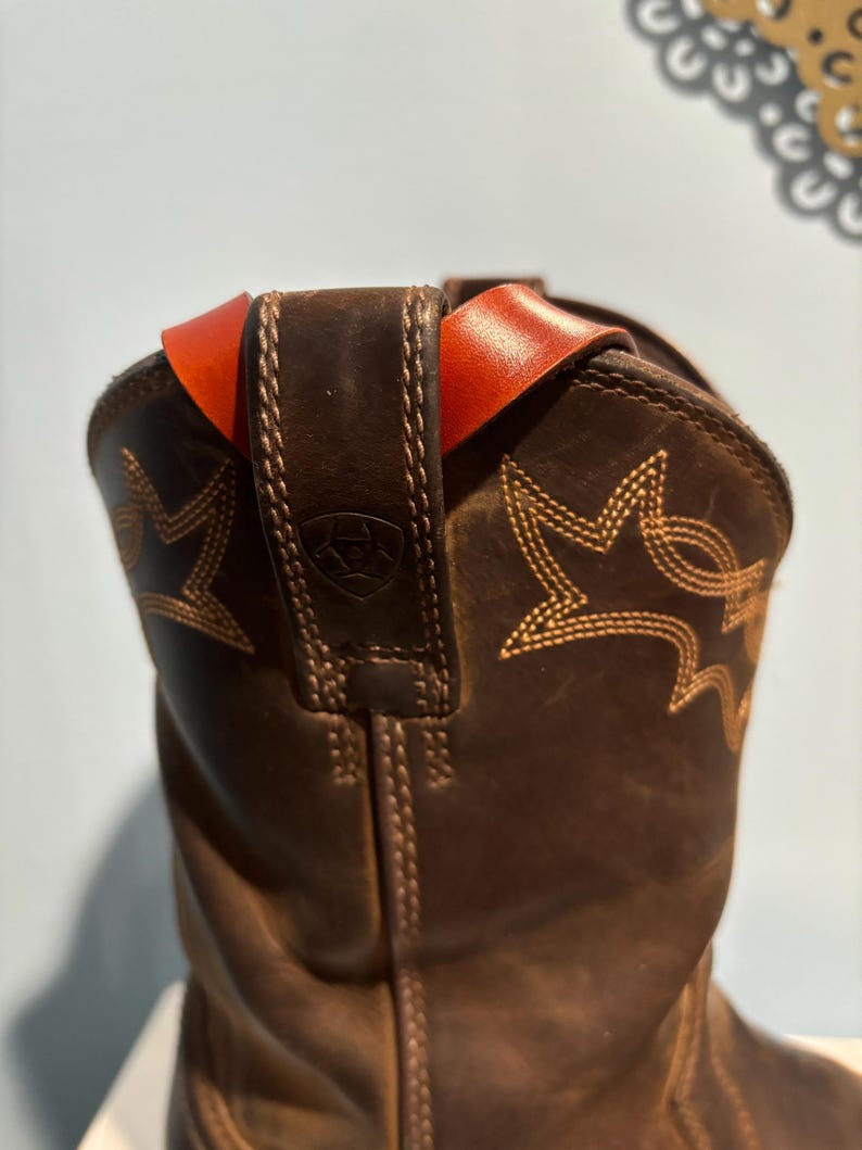 Handmade Leather Boot Wallet – Minimalist Boot Card Holder, Western ...