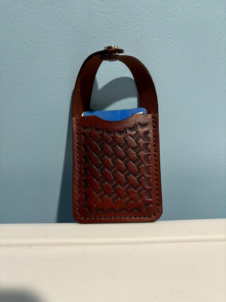 Handmade Leather Boot Wallet – Minimalist Boot Card Holder, Western ...