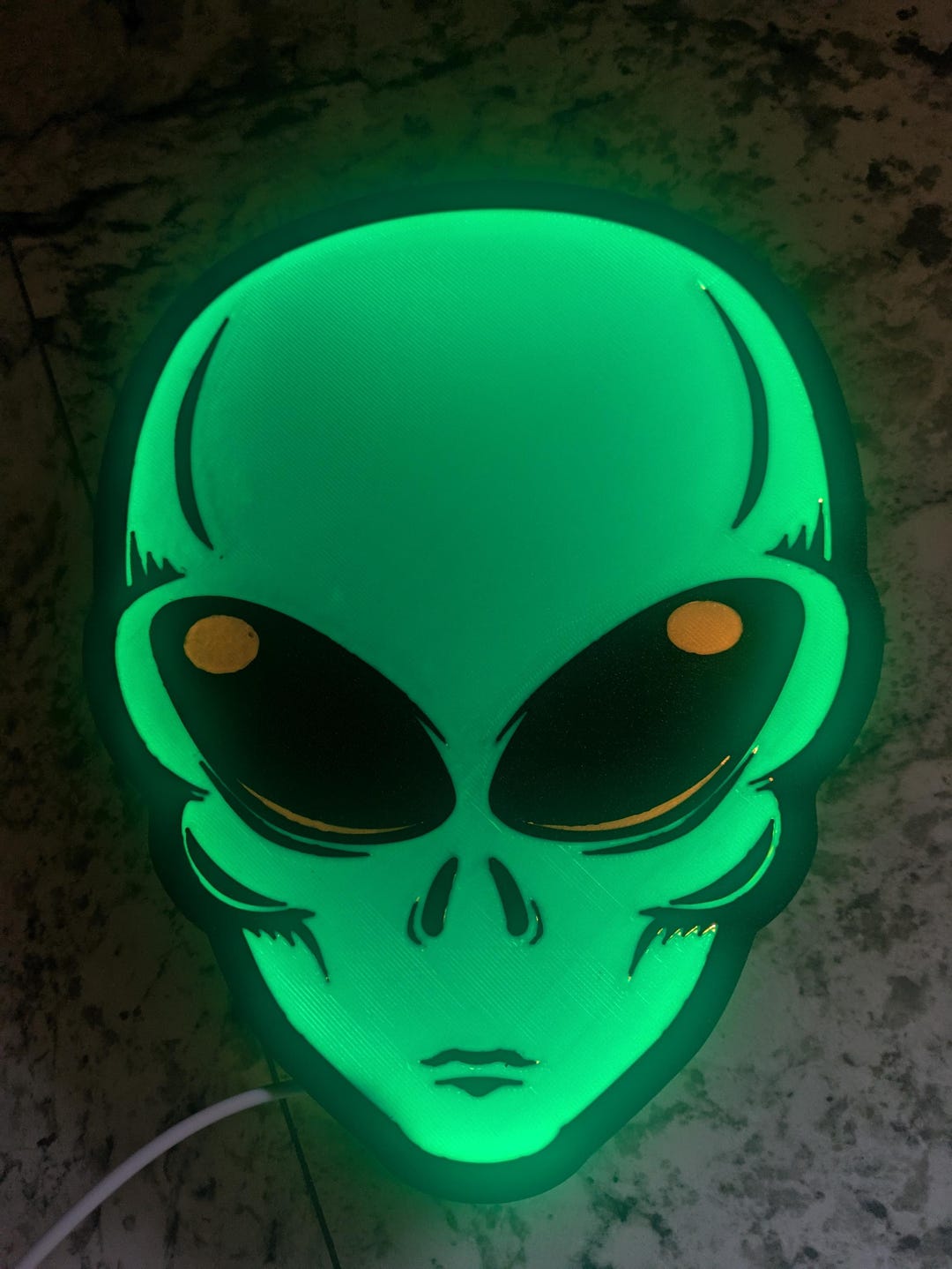 Alien Lightbox LED Night Light - Etsy