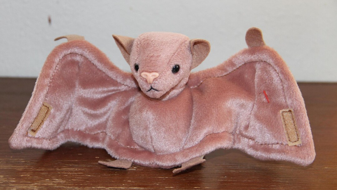 Rare 1996 Batty TY Beanie Babies W/ ERRORS Retired Clean in Case / Mint ...