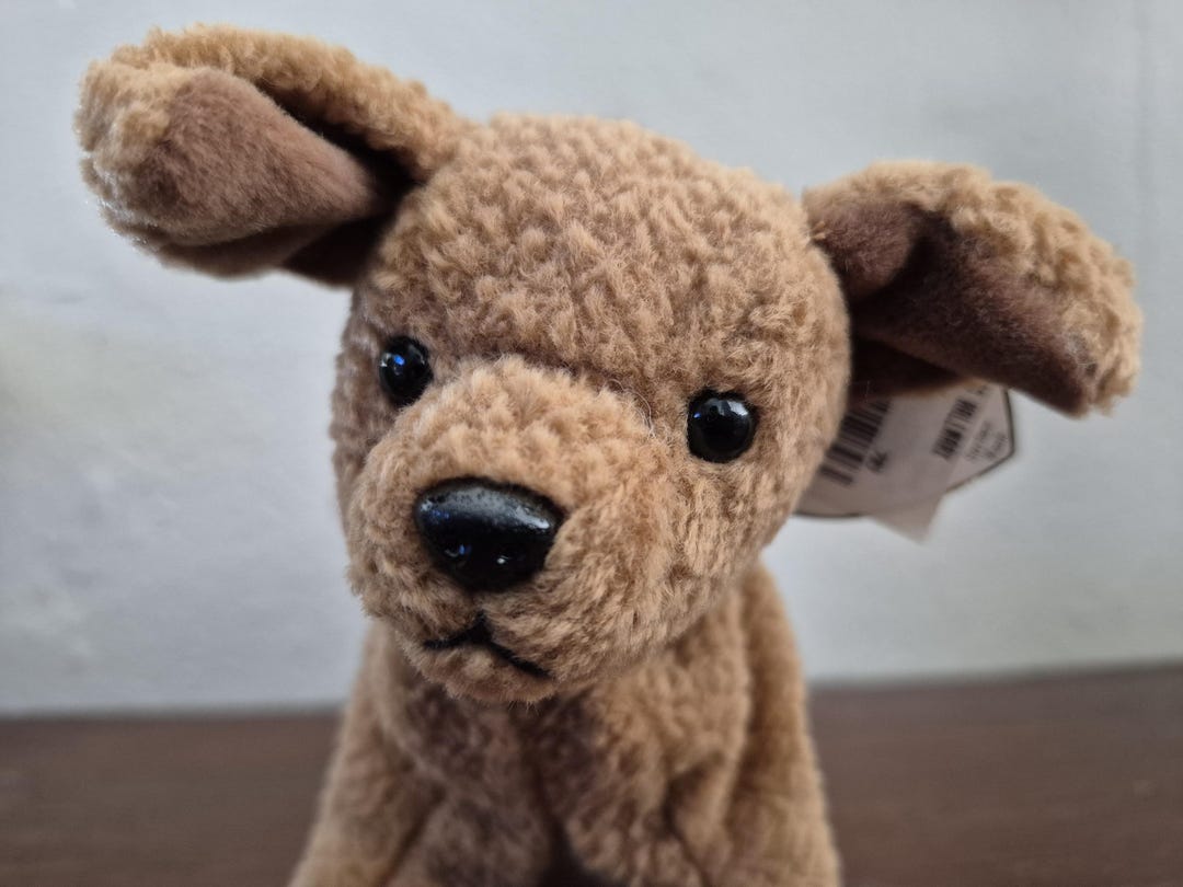 Rare Ty Beanie Baby "tuffy" the Dog/ P.V.C Pellets / Style 4108 / DOB ...