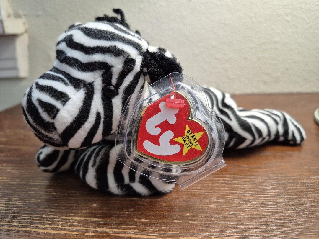 Ty Beanie Baby "ziggy" the Zebra / Rare Tag Errors / PVC Pellets / DOB ...
