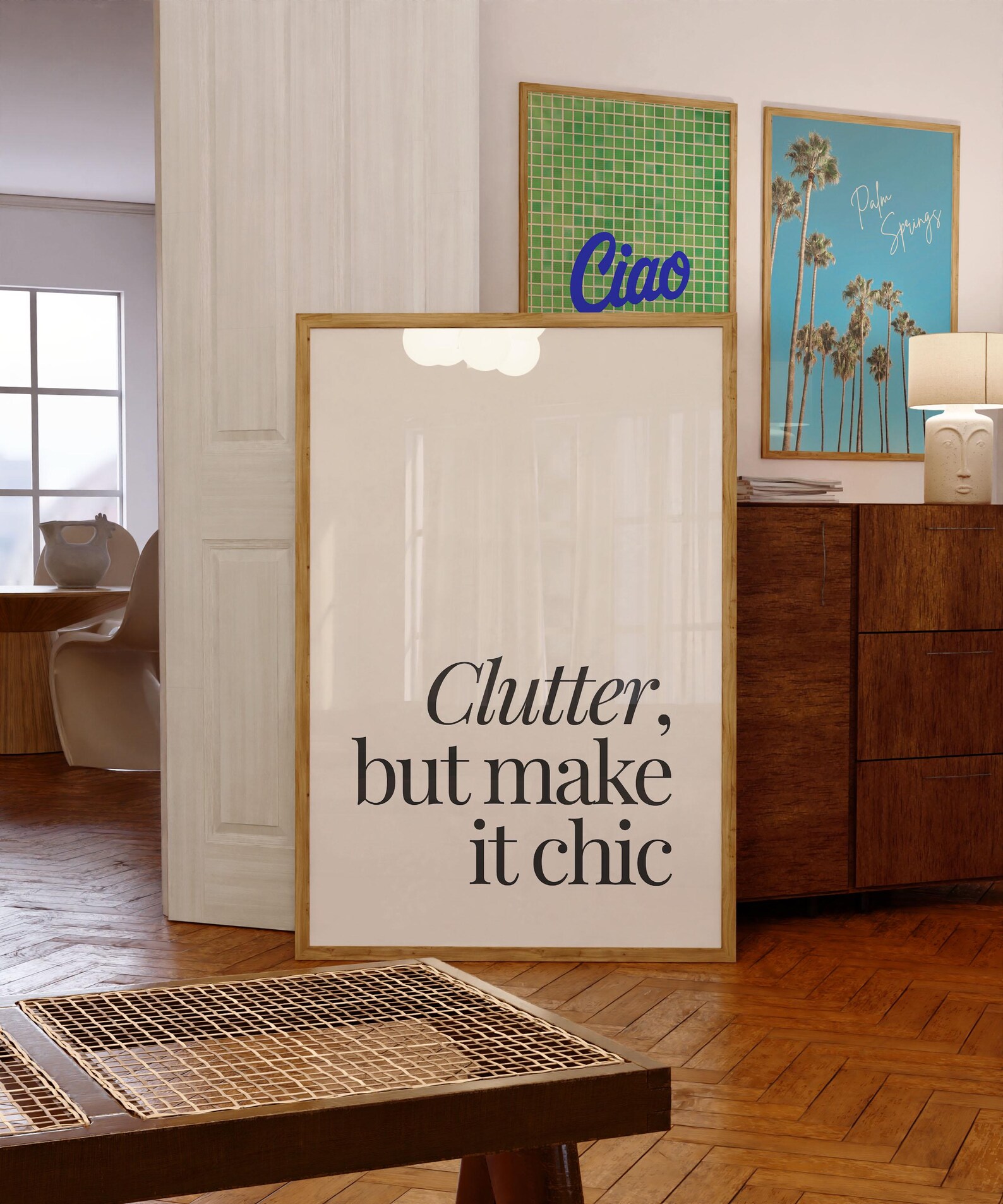 Printable Cluttercore Wall Art Print, Eclectic Maximalist Gallery Wall ...