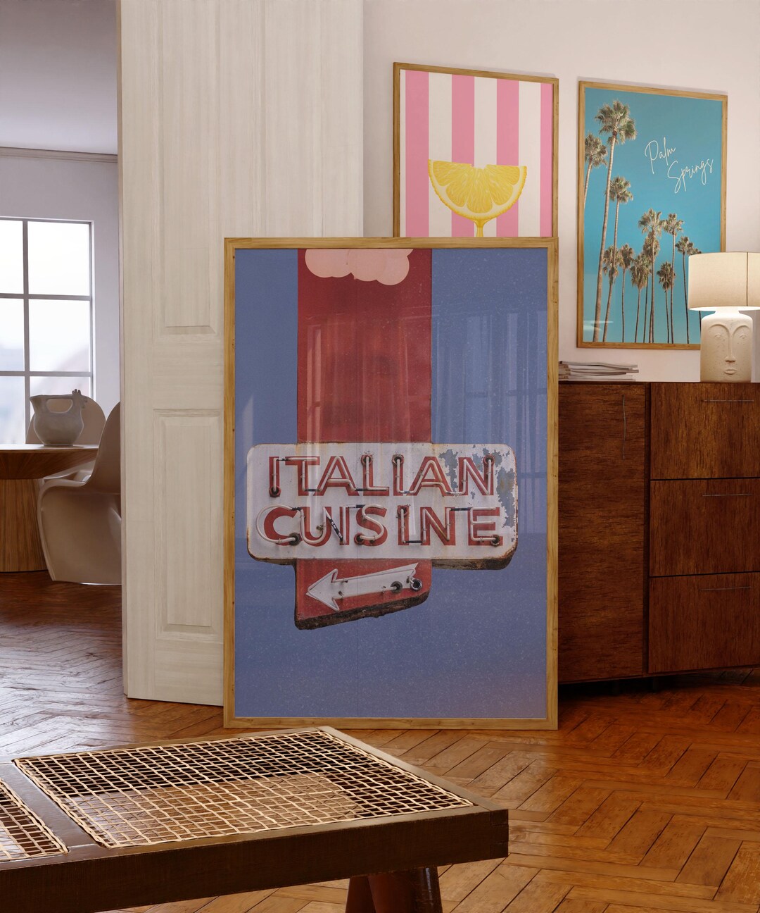 Printable Kitchen Wall Art Italian Wall Art Bar Cart Italian Print ...