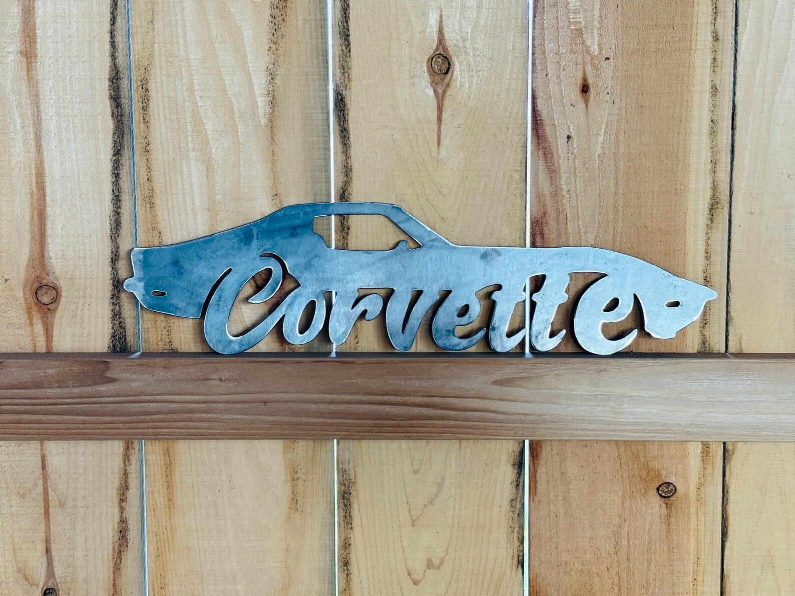 Corvette Metal Wall Art Sign - Etsy