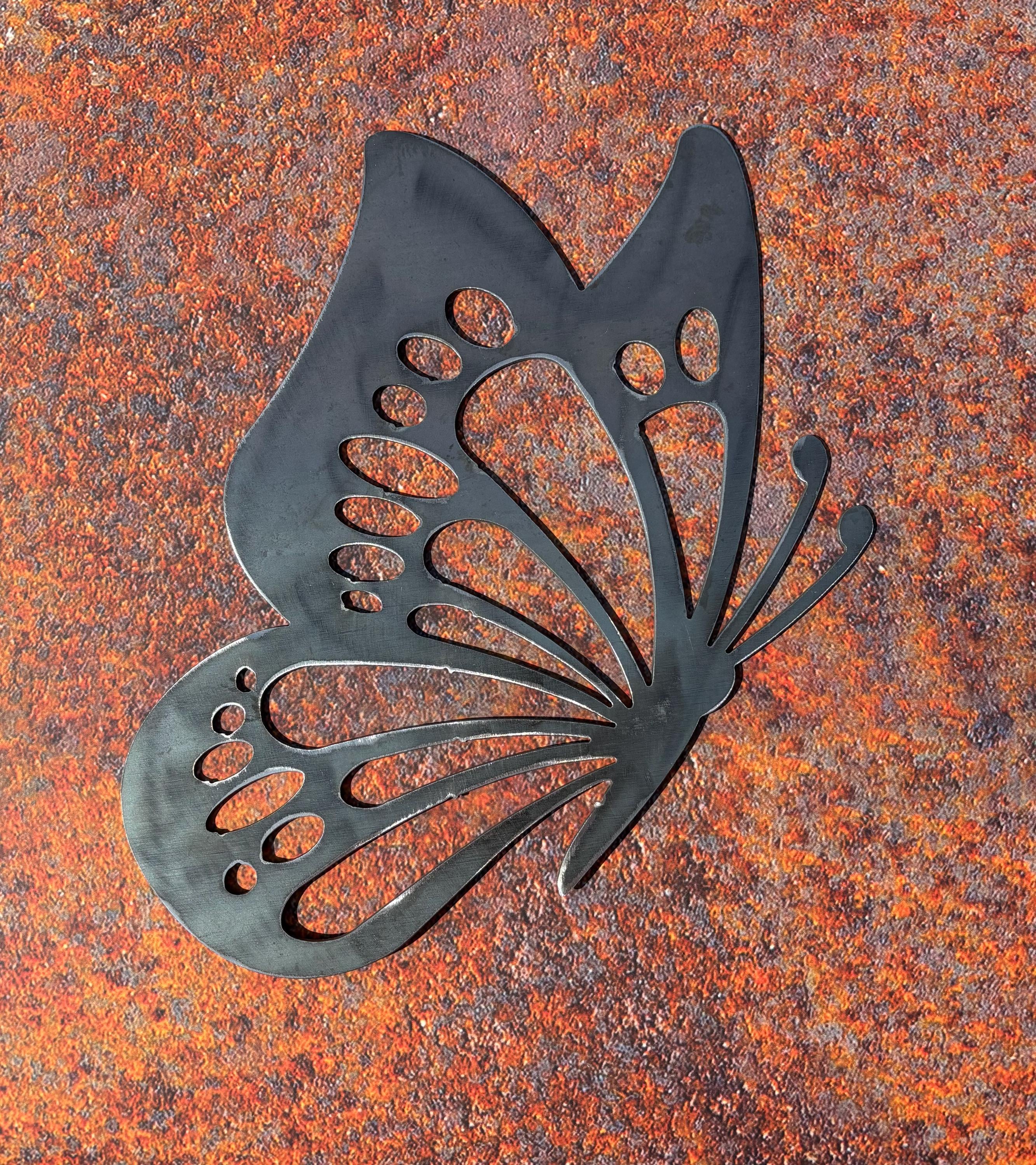 Butterfly Metal Wall Art, Indoor Wall Hanging, Outdoor Wall Hanging ...