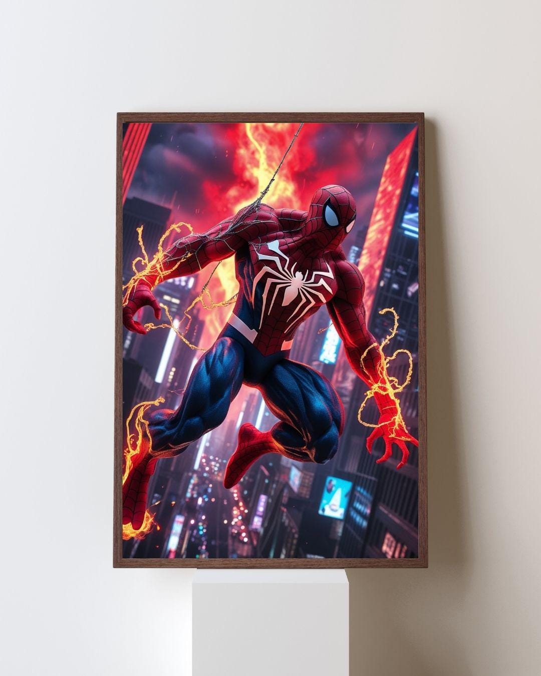 Spider-hulk Digital Art | Red Hulk X Spider-man Poster | Superhero Wall ...