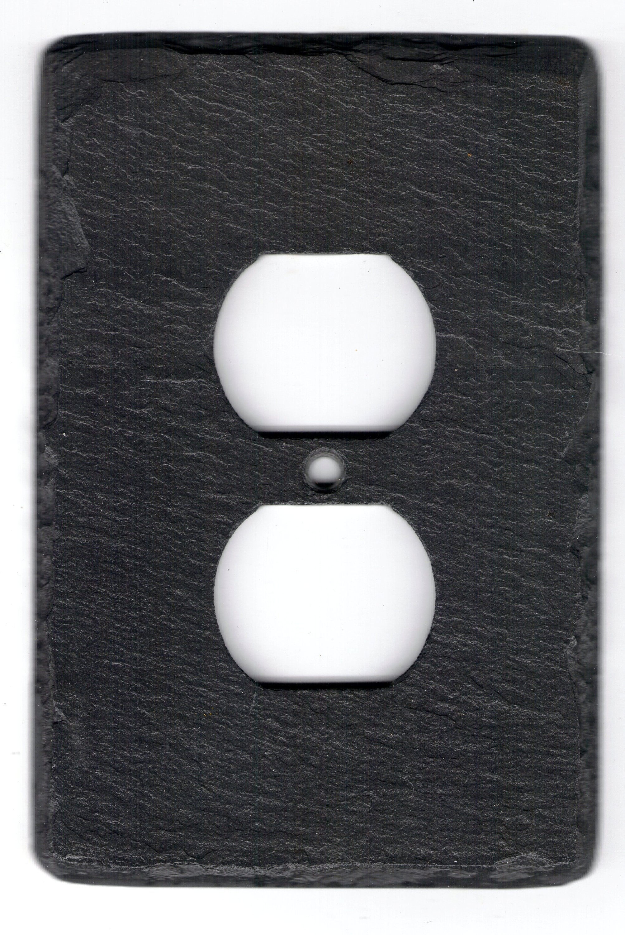 Decorative Single Slate Outlet Cover Switchplate Switch Plate - Etsy