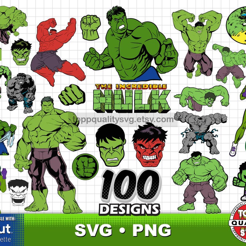 Hulk Svg - Etsy