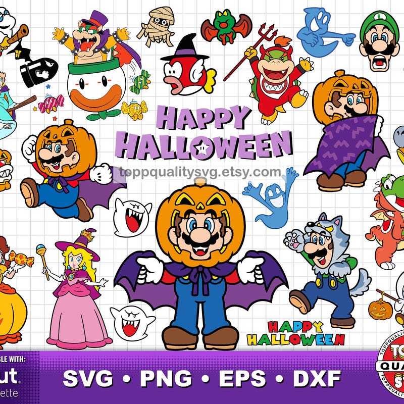 Mario Halloween - Etsy