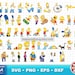 Simpsons 100 Cliparts Bundle: SVG Cut Files for Cricut / Silhouette ...