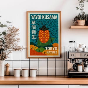Tokyo Nature Insect Poster: Yayoi Kusama Inspired Japanese Retro Bug ...