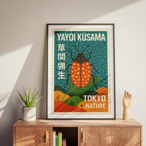Tokyo Nature Insect Poster: Yayoi Kusama Inspired Japanese Retro Bug ...