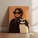 Retro Cat Lady Art Print: Vintage-inspired Wall Decor for Feminist ...