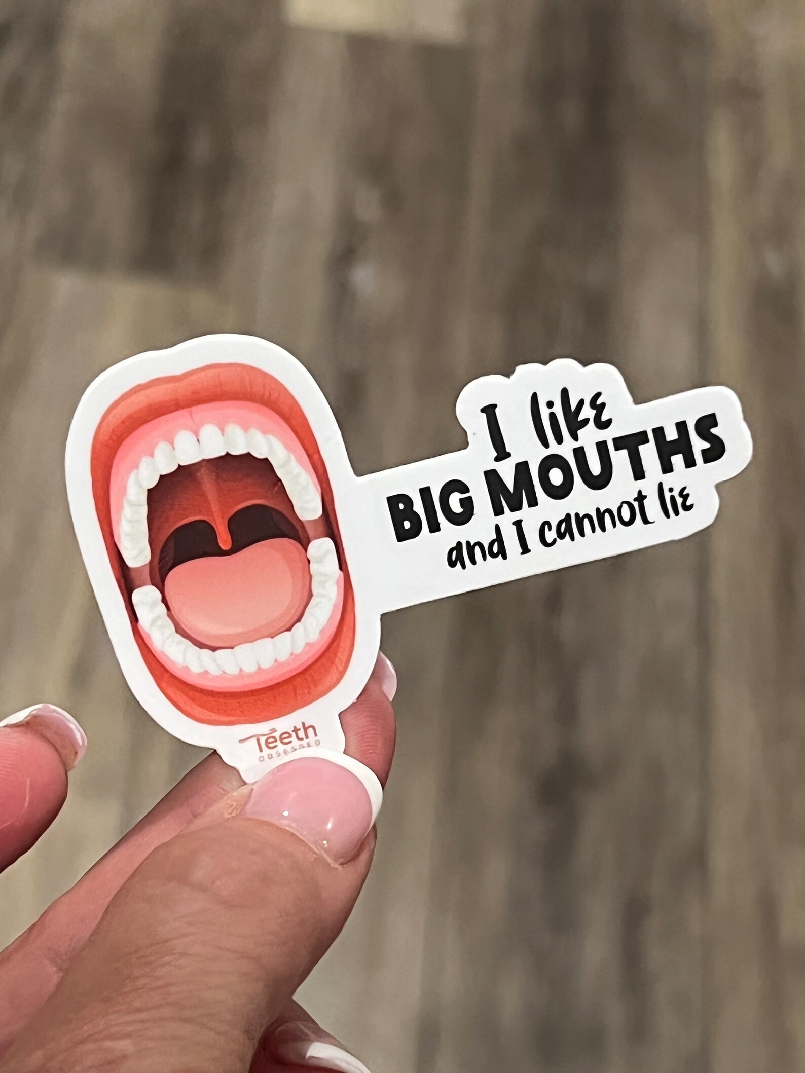 Dental Anatomy Dental Hygiene Sticker Big Mouths Dental - Etsy