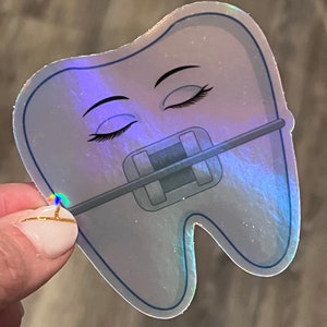 Braces Sticker, Ortho Stickers, Dental Stickers, Orthodontic Dental ...