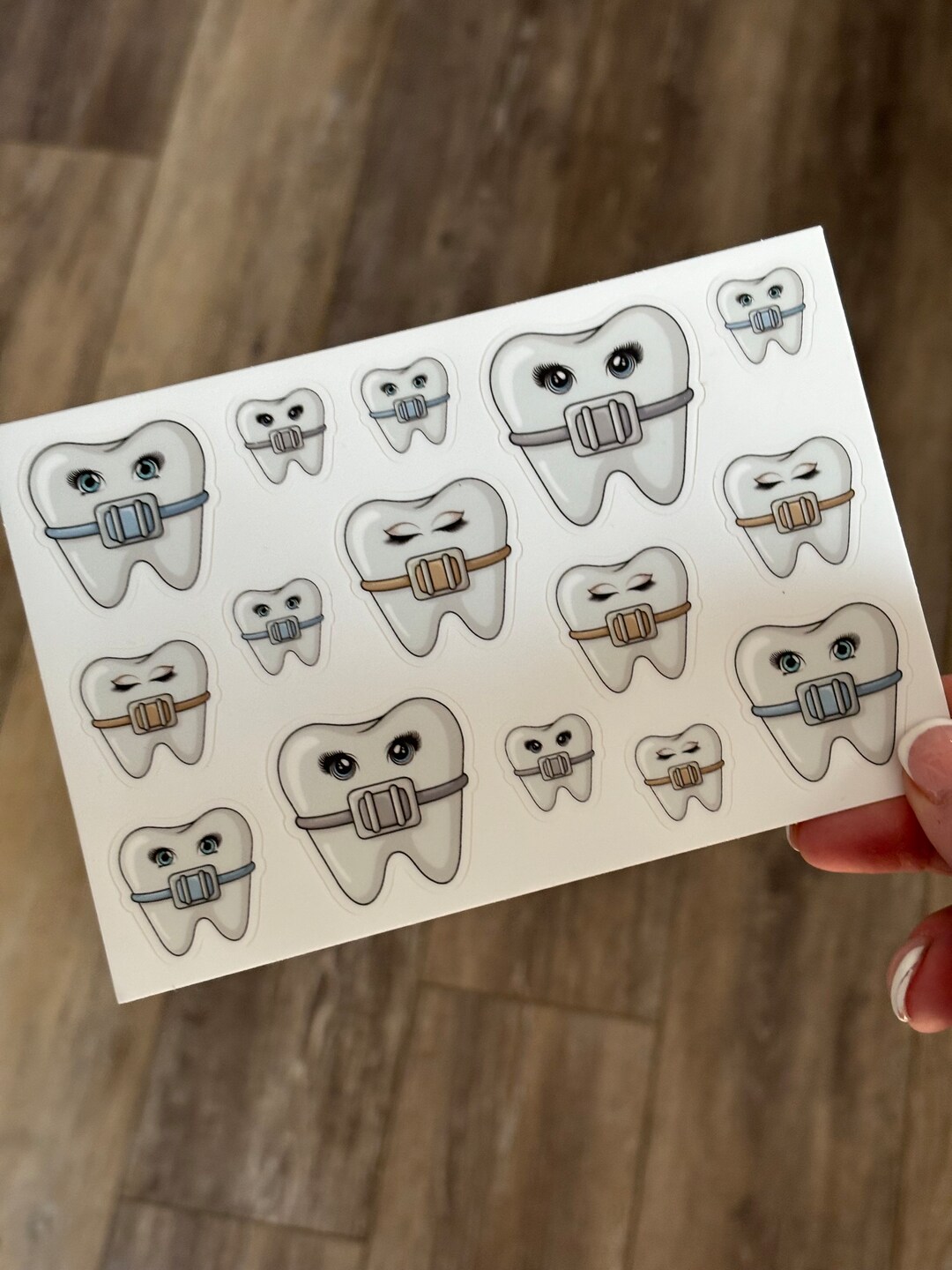 Orthodontic Stickers, Braces, Dental Hygiene Stickers,tooth Stickers ...