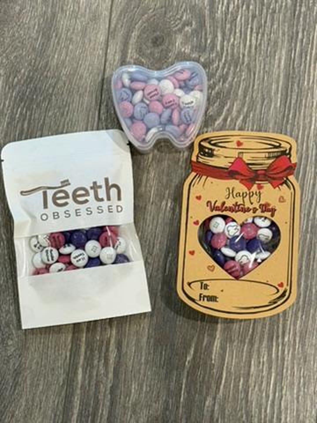 Dental Valentine Candy, Teeth Candy, Candy Tooth, Dental Hygiene Gift ...