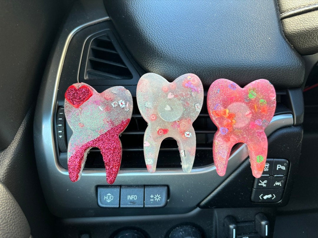 Valentine Dental Car Freshies, Tooth Freshener, Dental Freshie, Dental ...