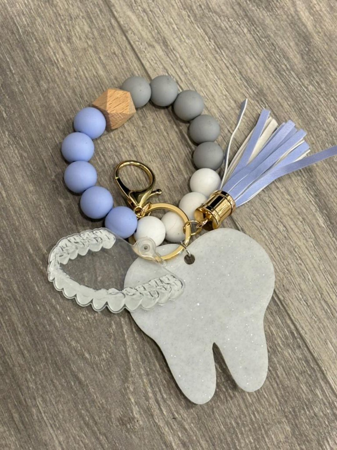 Invisalign Tooth Dental Keychain, Tooth Keychain, Teeth Keychain ...