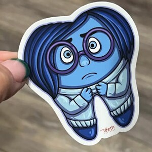 Sad Tooth Sticker, RDH Sticker, Dental Student, Sticker Hygienist ...