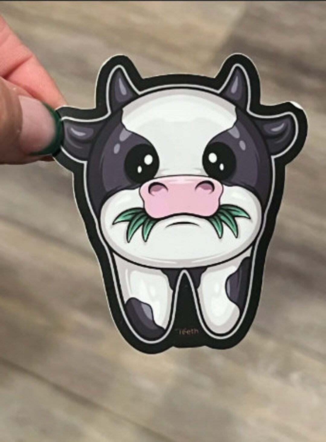 Pig Tooth Pig Dental Sticker Vinyl Decal Tooth Sticker - Etsy